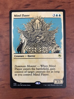 Mind Flayer Showcase MTG Magic the Gathering Card NM Mint Forgotten ...