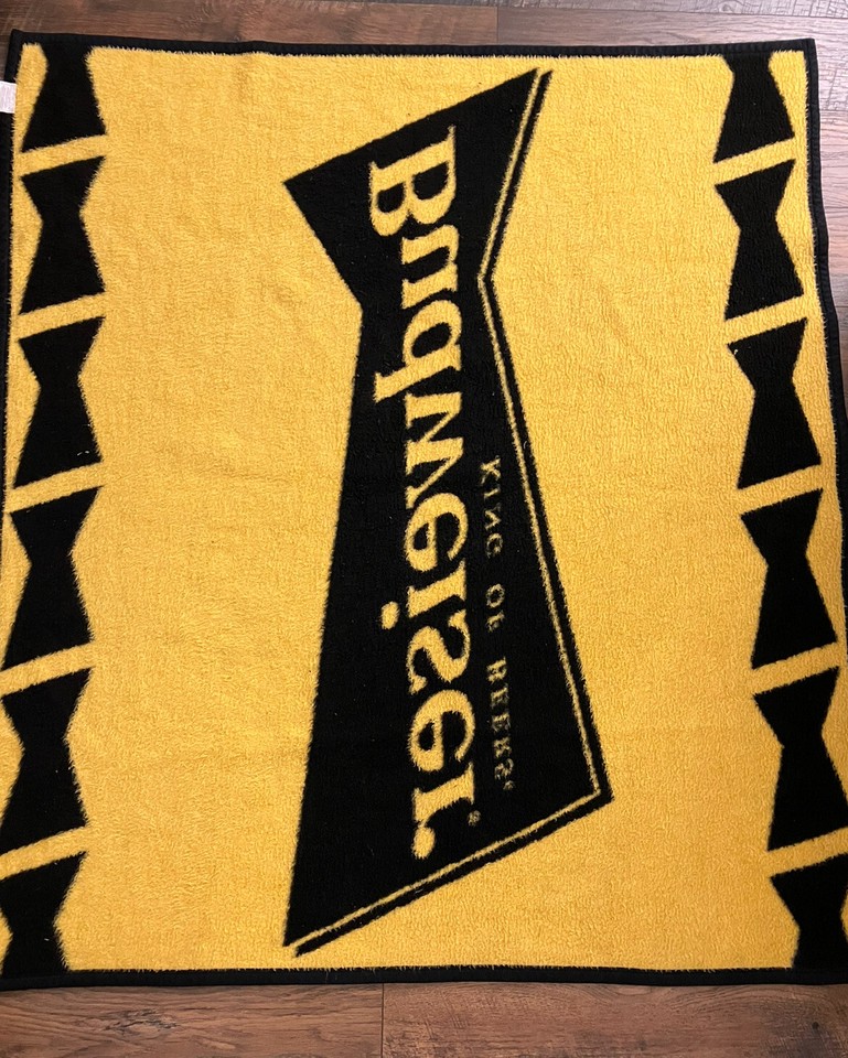 Vintage Biederlack Budweiser King of Beers Throw Blanket 53" x 48" | eBay