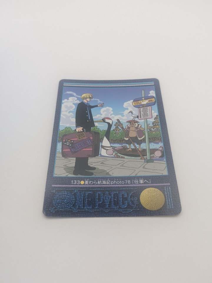 Sanji One Piece 133 Visual Adventure Carddass frontispiece BANDAI 2000 ...