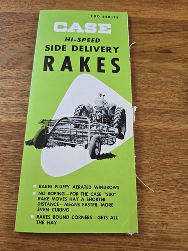 IHC Case side delivery rakes 200 Serie tractor Traktor Prospekt sales ...