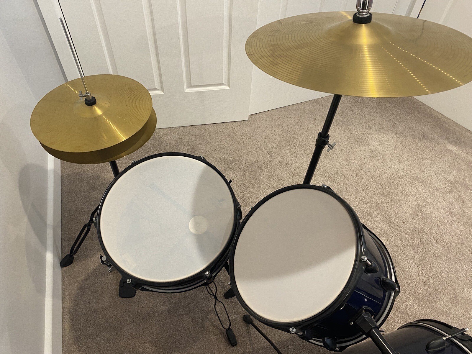 Five Piece Blue Drum Kit | eBay Australia