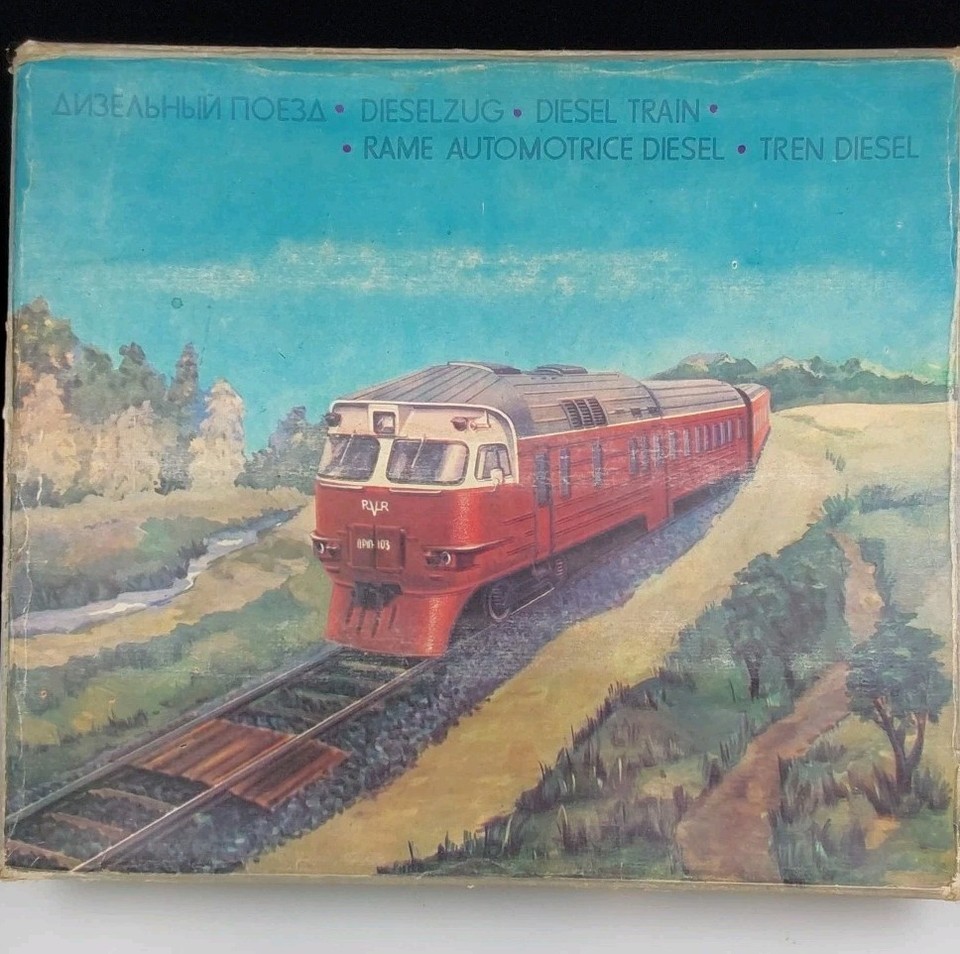 Set - HO Scale Diesel train DR1 DR1A-138 SZD CCCP Russian Soviet | eBay