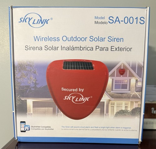 New SkyLink Wireless Outdoor Solar Smart Siren, SA-001S | eBay
