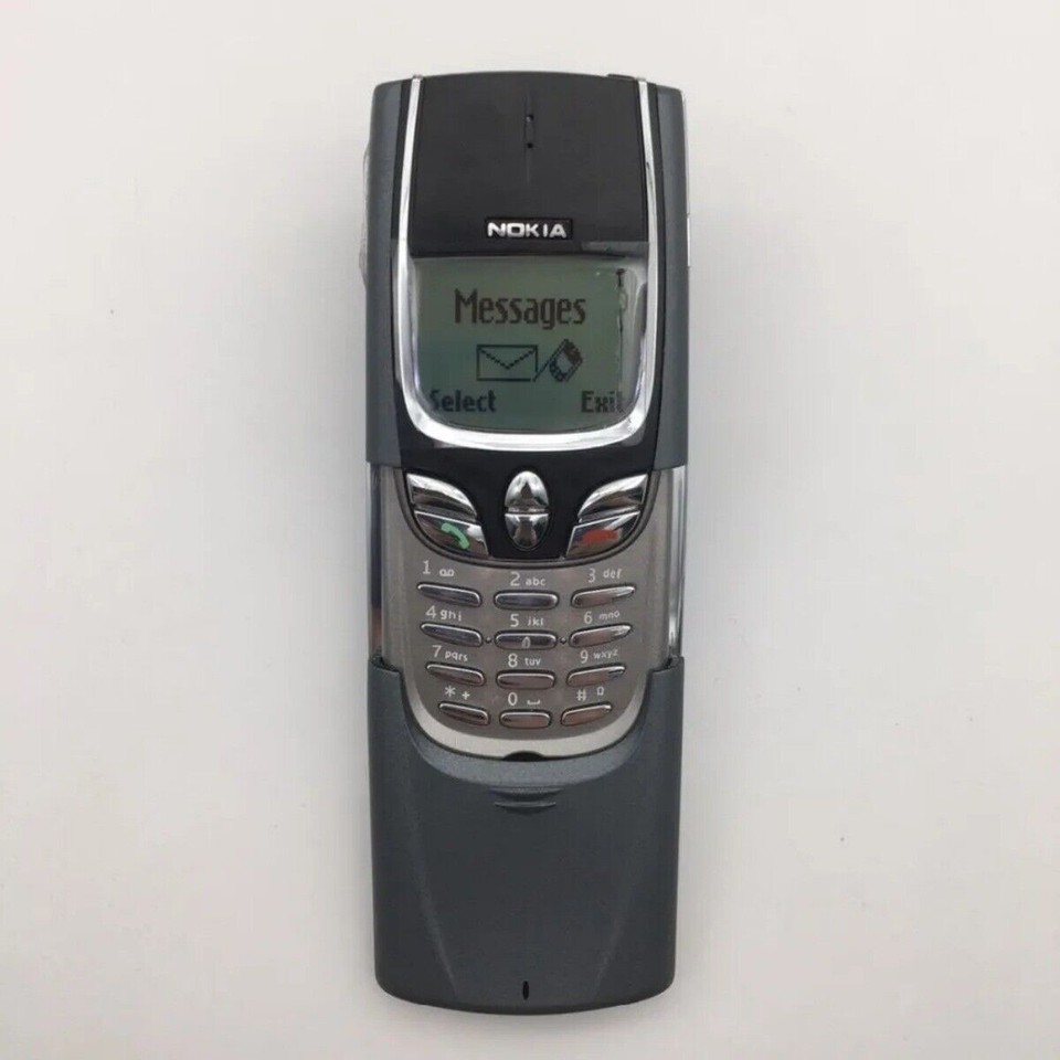 Nokia 8850 Slide Classic Original Mobile Phone Unlocked GSM 2G Black ...