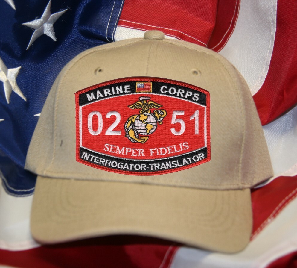 MOS 0251 INTERROGATOR TRANSLATOR HAT CAP US MARINES MILITARY | eBay