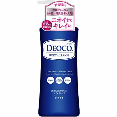 ROHTO DEOCO body cleanse 350ml medicated deodorant wash white Sweet ...