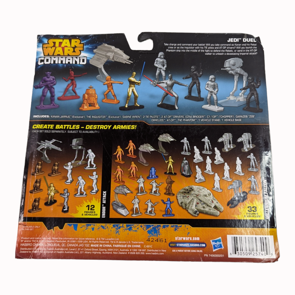 2014 Hasbro Star Wars Command Jedi Duel Kanan & The Inquisitor Army ...
