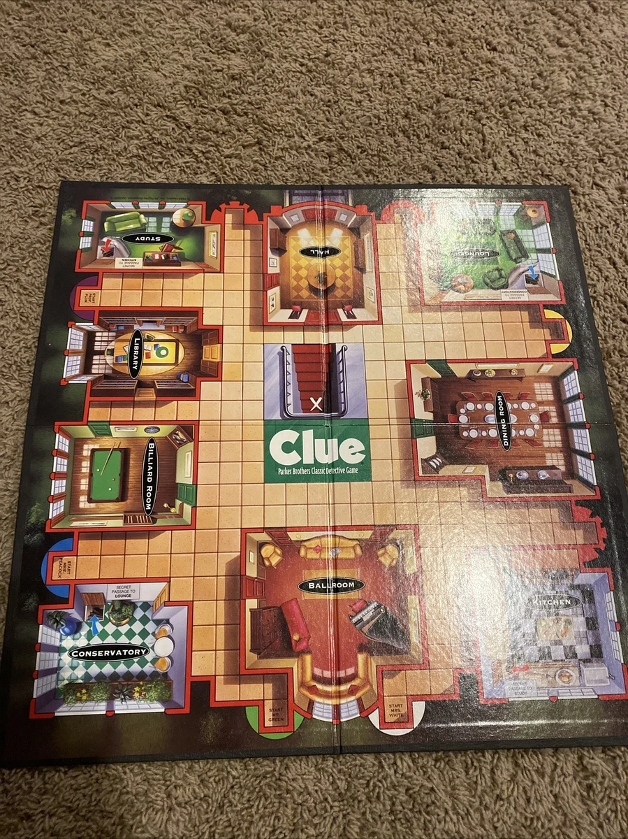 Clue Game Replacement Cards