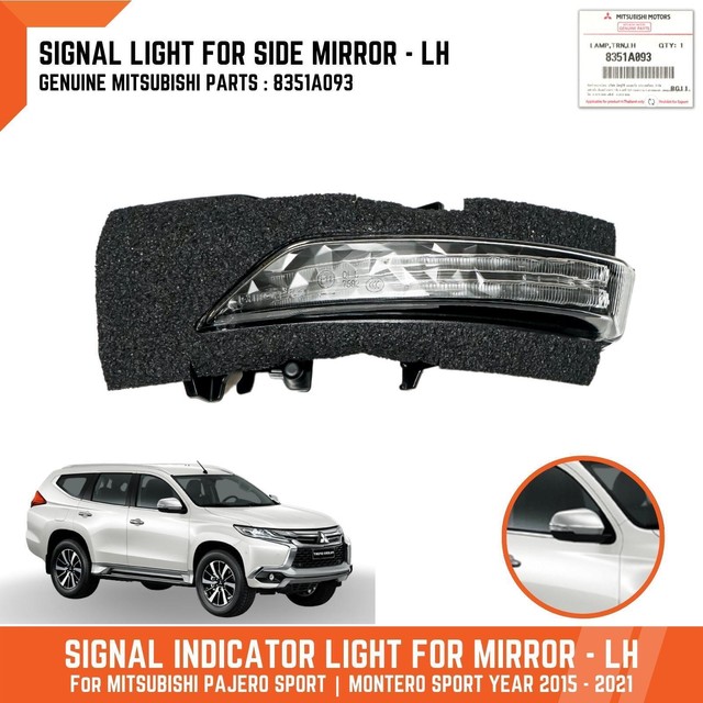 8351A093 Mitsubishi OEM Genuine Lamp ASSY Side T/sig FR LH for sale ...
