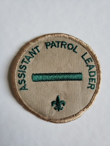 Assistant Patrol Leader Tan Patch BSA Boy Scouts Of America | eBay