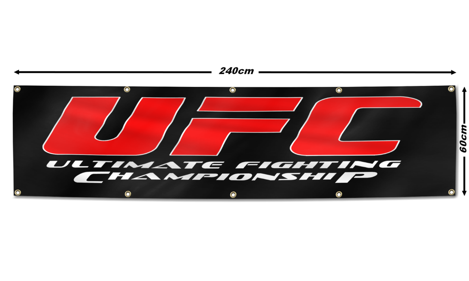 Ufc Ultimate Fighting Championship Banner Flag 2X8Ft Wall Decoration ...
