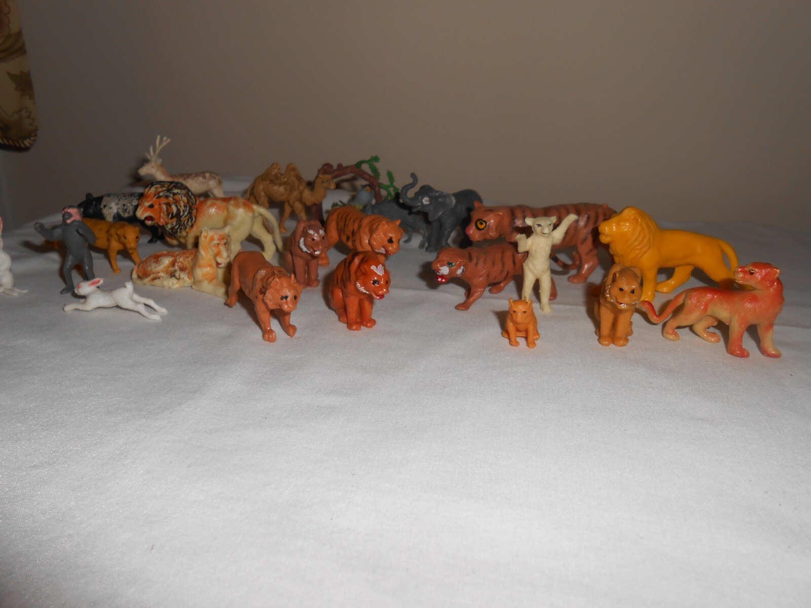 Vintage Lot of 23 Marx MPC ? Jungle Wild Animals Kingdom Playset Hong ...