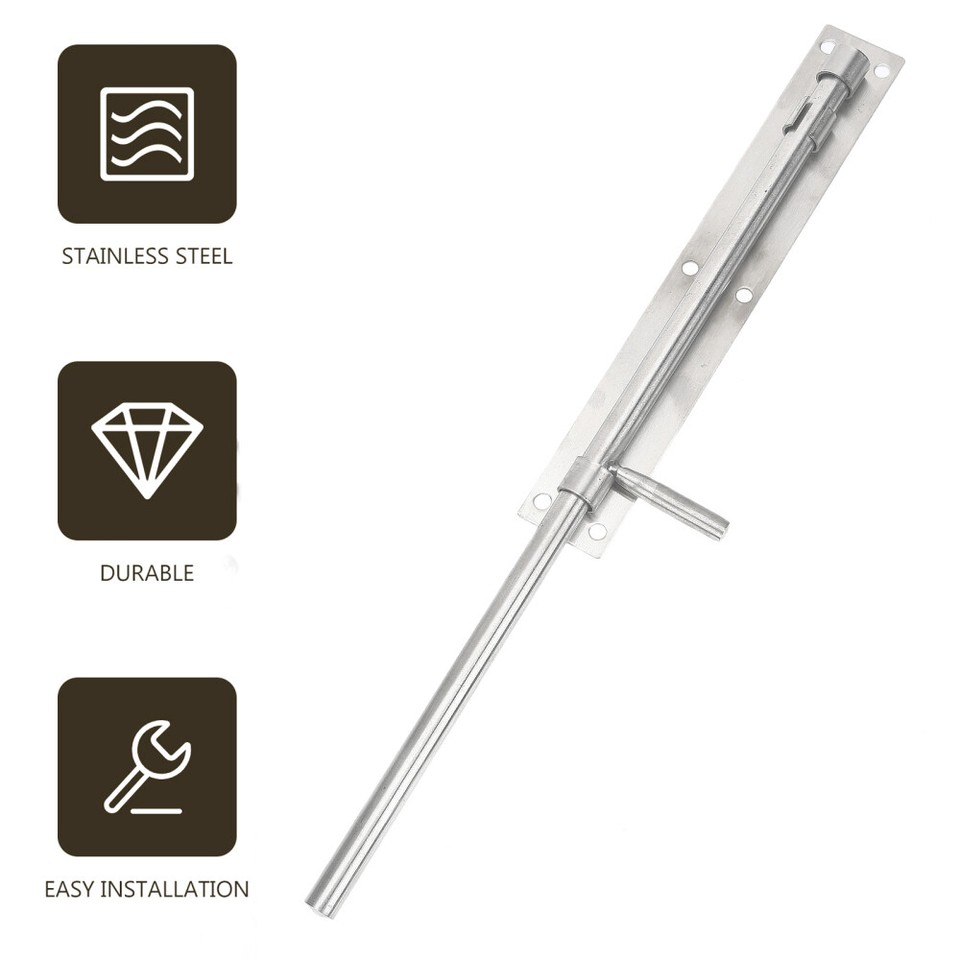 1PC gate locks for outdoor fence Hardware Metal Sliding Bolt Door Lock ...