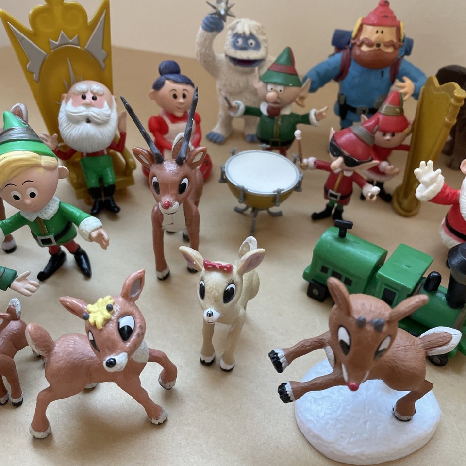 Forever Fun Rudolph Reindeer Ultimate Figurine PVC Lot (21) - Complete ...
