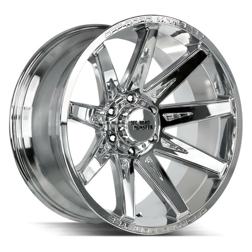 20 inch 20x10 Off Road Monster M25 Chrome wheels rims 5x5 5x127 -19 | eBay