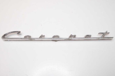 Vintage 1950s Dodge Coronet Side Script Emblem - 1599374 | eBay