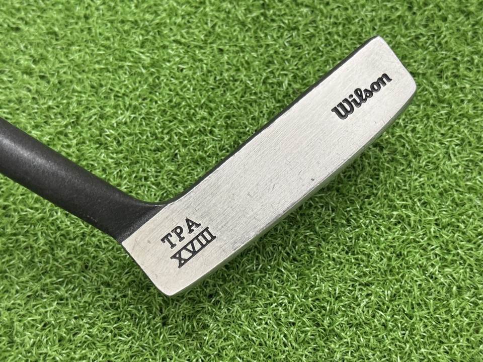 RARE Wilson Golf TPA XVIII PUTTER Left Handed Steel 35" Length Pro Arch ...