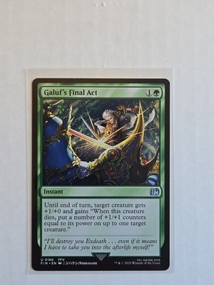 Galuf's Final Act - Final Fantasy - NM - MTG Magic - Uncommon - Instant ...