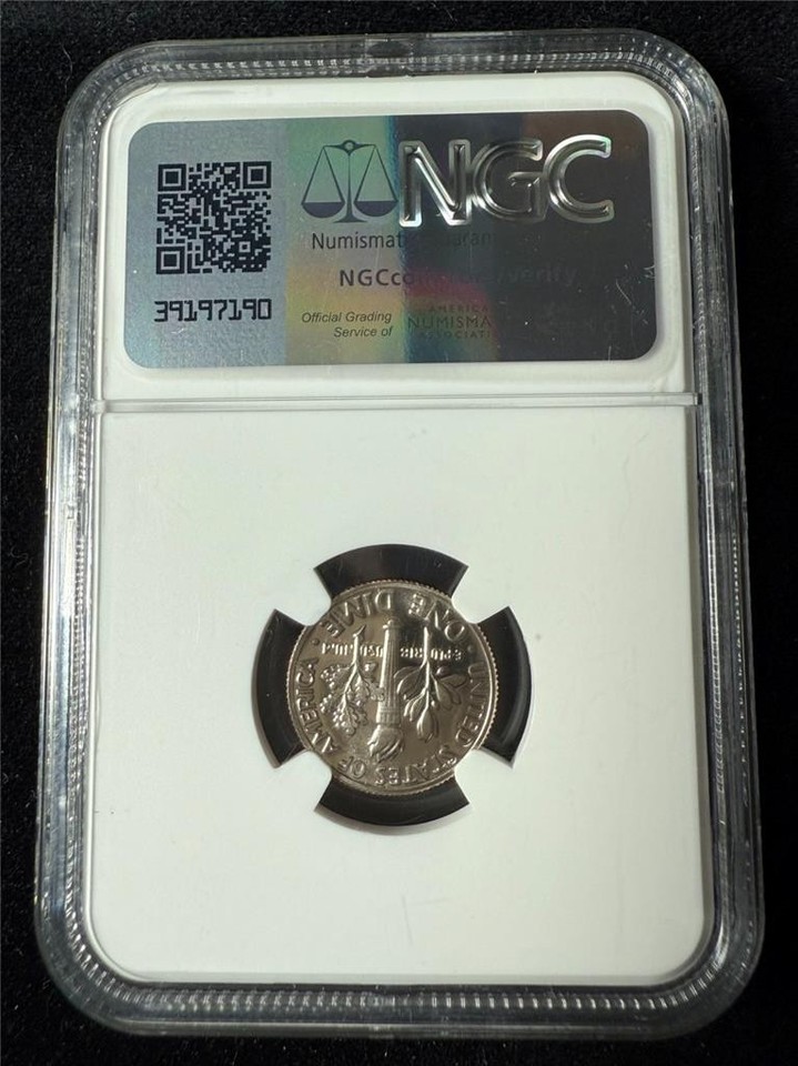 1977 S 10C Roosevelt Dime PF70 Ultra Cameo UCAM PR70 DCAM NGC PATRIOT ...