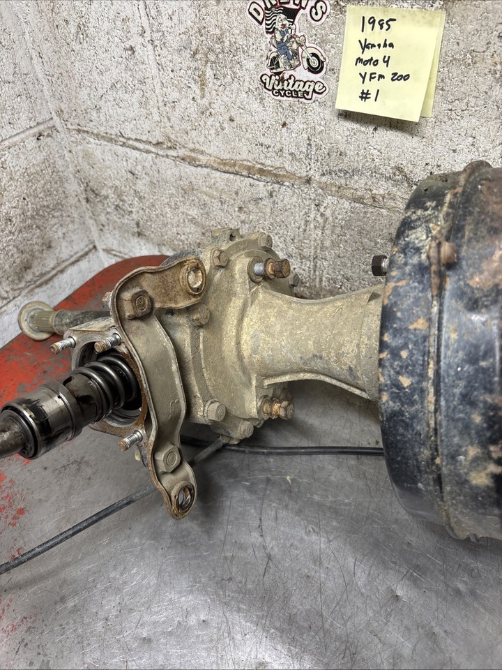 1985 Yamaha Moto 4 Yfm200 200 Rear End Axle Brake Assembly | eBay