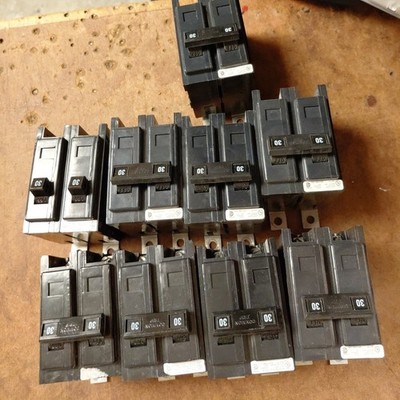 CUTLER HAMMER 30 AMP CIRCUIT BREAKER 2 POLE 120/240 VAC BAB2030 | eBay