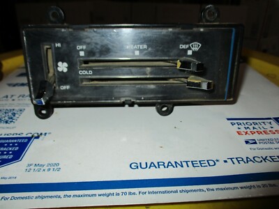 1985 C1500 TEMPERATURE AC HEAT AIR CLIMATE CONTROL UNIT SWITCH ...