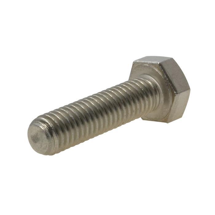 Qty 50 Hex Set Screw M7 x 70mm Metric Coarse Hex Bolt A2-70 Stainless ...