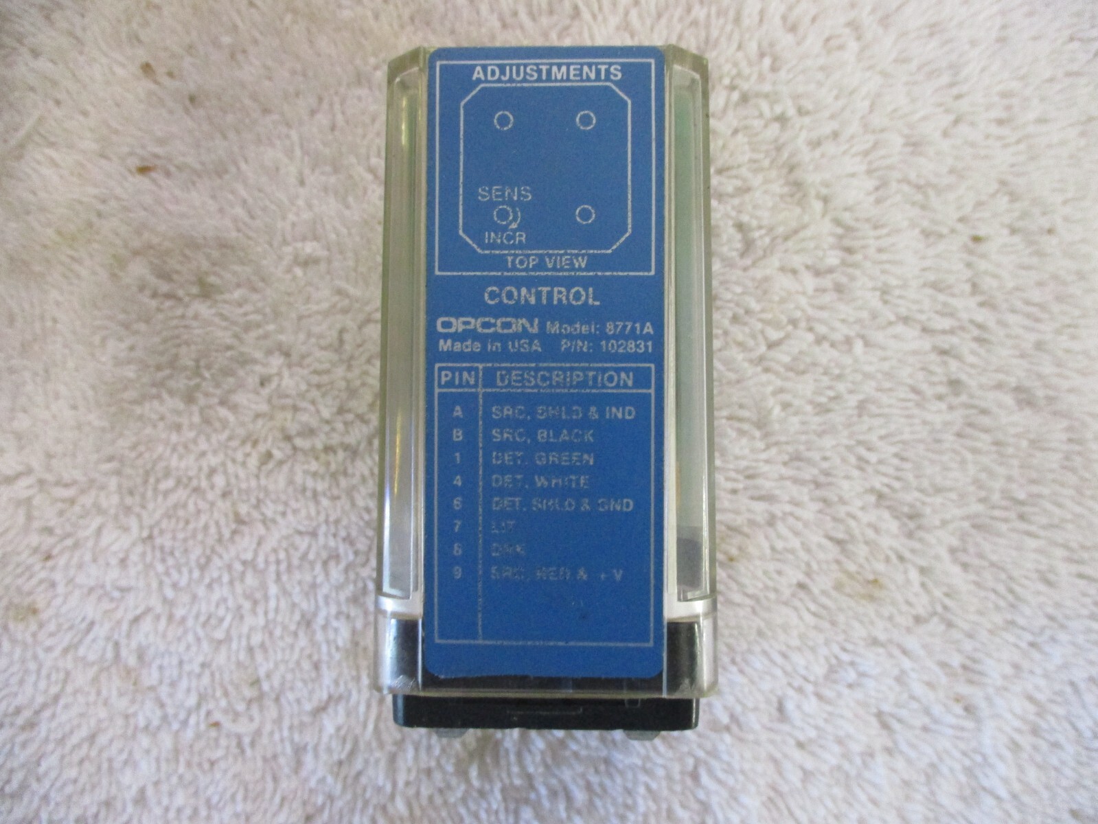 OPCON Photoelectric Sensor Control 8771A 10283 | eBay