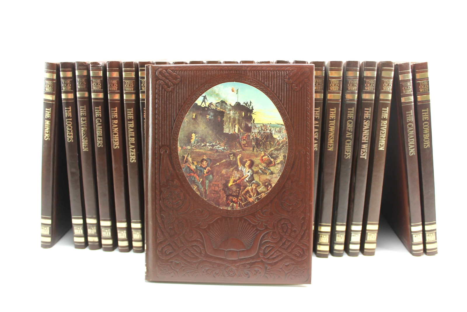 Time Life THE OLD WEST 24 Volume Book Set Hardcover Western Embossed ...