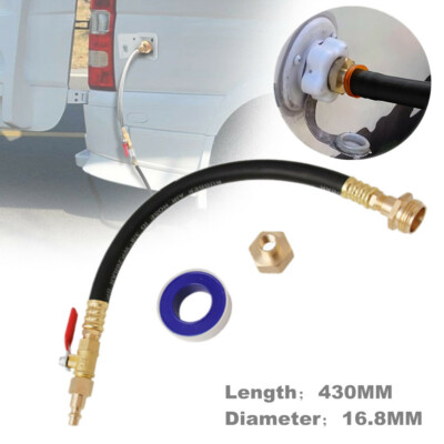 RV Trailer Air Compressor Plug to Male Garden Hose Faucet Blow Out ...