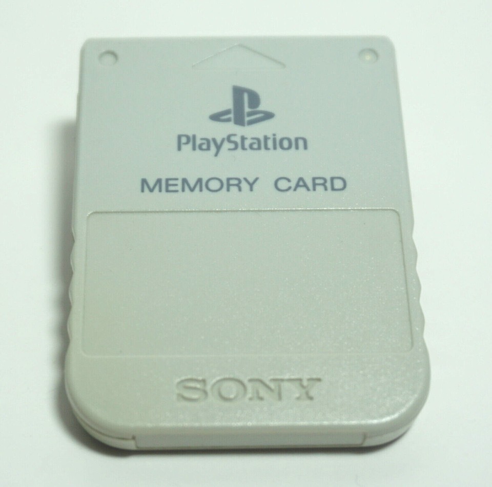 Sony Playstation 1 PS1 Official OEM 15 Block Memory Card Import SCPH ...