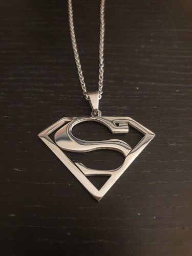 large SUPERMAN S COMIC TV HERO Pendant 22" necklace | eBay