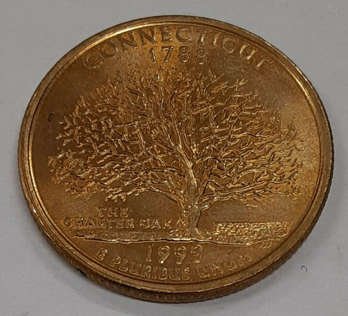 1999-P Connecticut Statehood Quarter - Gold Plated UNC | eBay