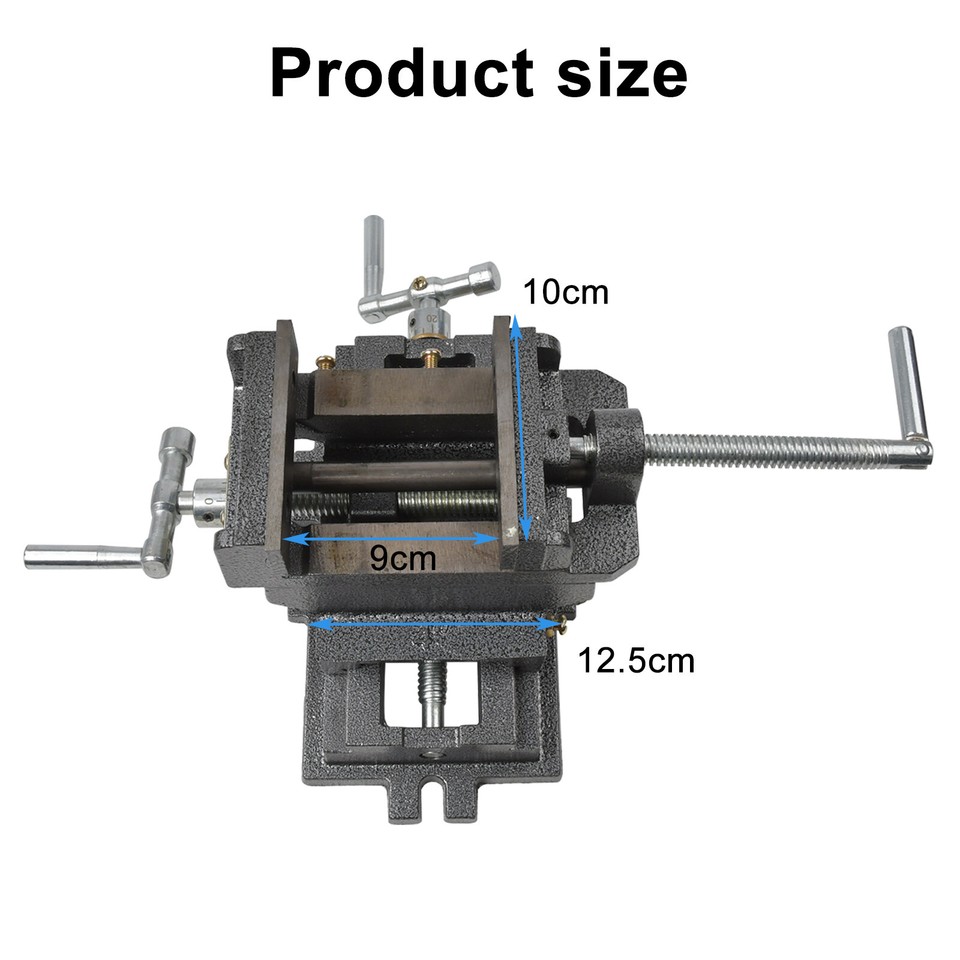 4/6" Bench Vice Pillar Press Budget Drill Cross Sliding Milling ...