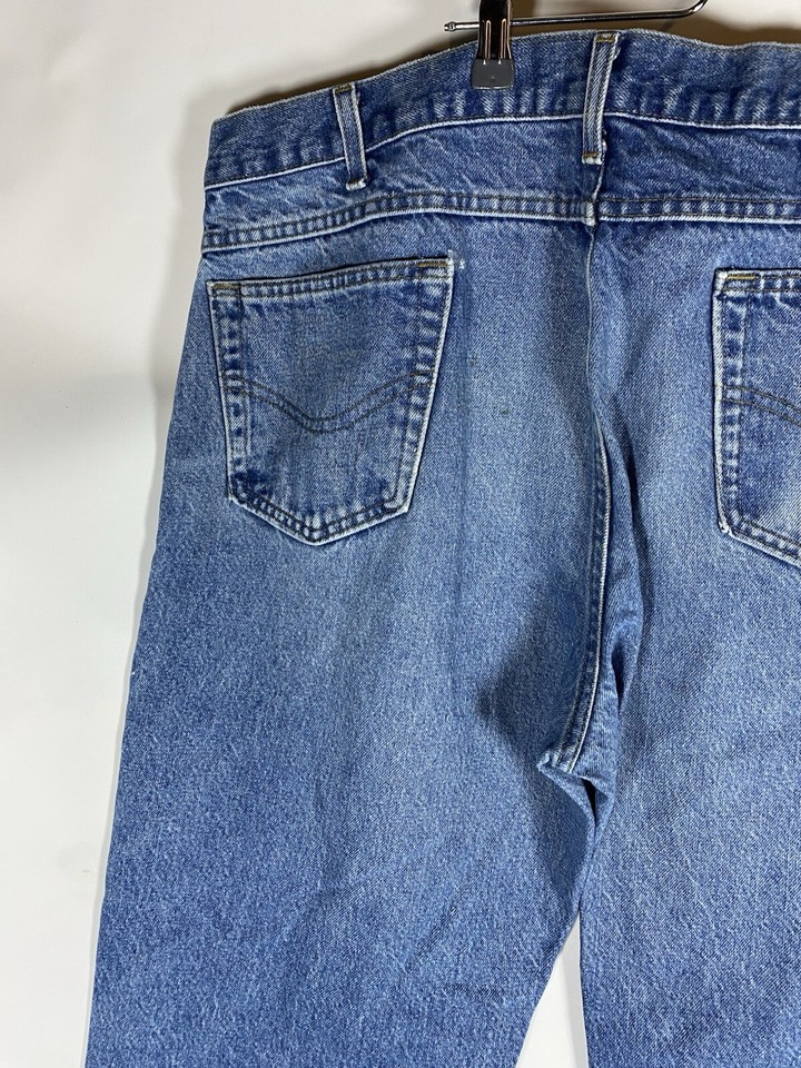 VTG Carhartt Mens 38X27 Hign Rise loose Blue USA Made leather tab | eBay