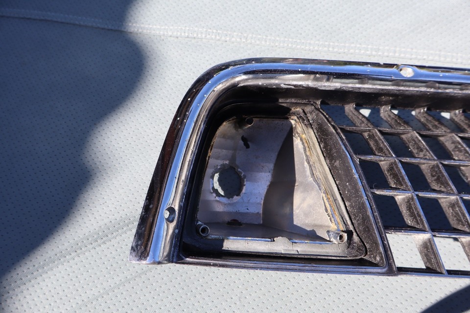 71 corvette original die cast chrome front park grill DRIVER side fiber ...
