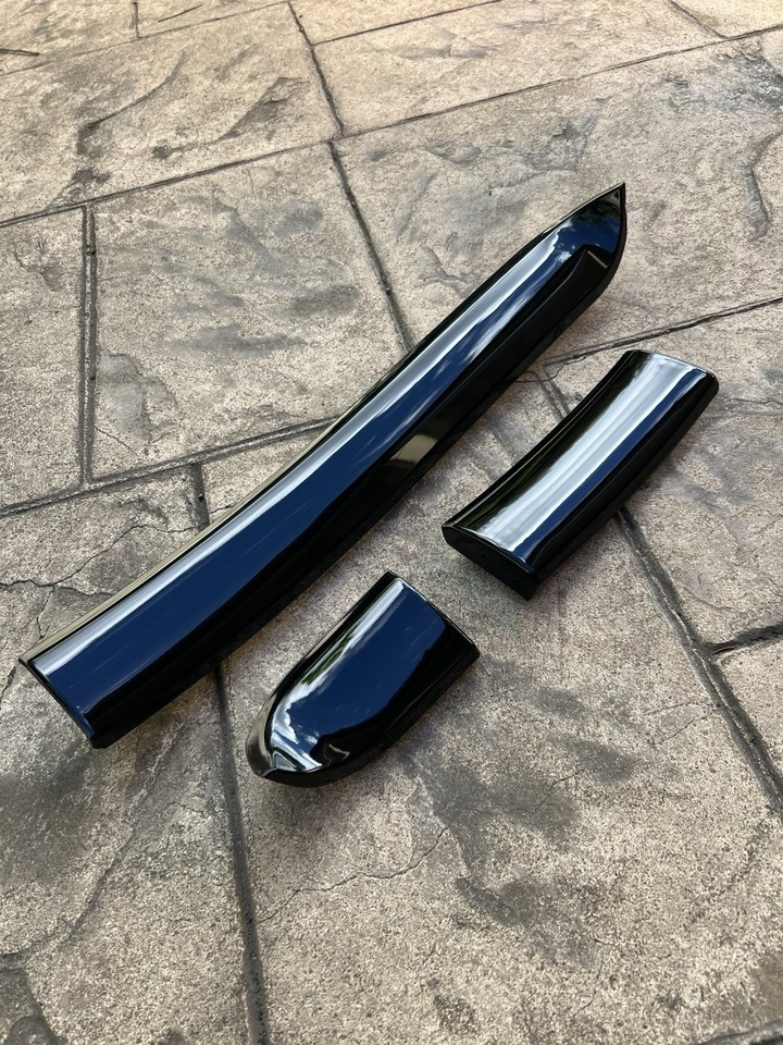 Ford BA BF XR6 XR8 Falcon Dash Trim Interior Spear Set Gloss Black ...