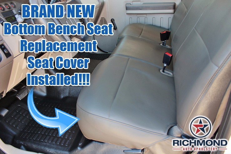 2010 Ford F250 F350 F450 F550 XL -Bottom Bench Seat Replacement Vinyl ...