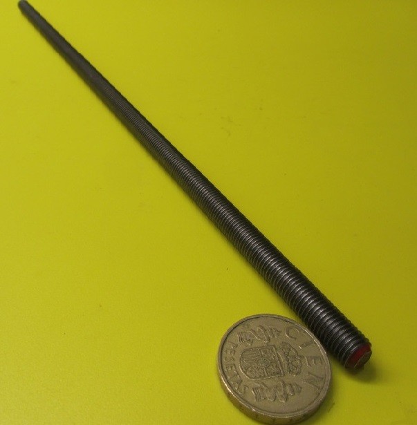 4140 Steel Threaded Rod, Grade B7, Left Hand, 5/16"-24 x 1 Foot Length ...