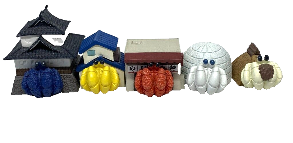 Takara Tomy Panda's ana Yadokari Hermit Crab Completed Set 5pcs Japan ...