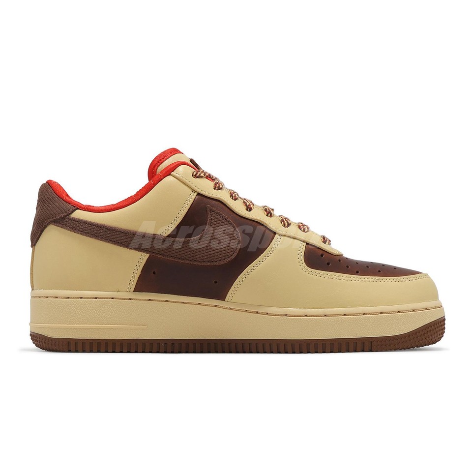 Nike Air Force 1 07 AF1 Light British Tan Cacao Wow Men Casual Shoes ...