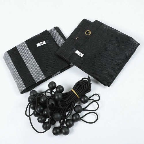 Car Mesh UV Sun Shade Top Insulation Net Cover Black For Jeep Wrangler ...