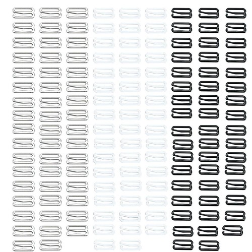 150 Pcs Metal Bra Hooks and Clasps for Swimsuit Strap Replacement ...
