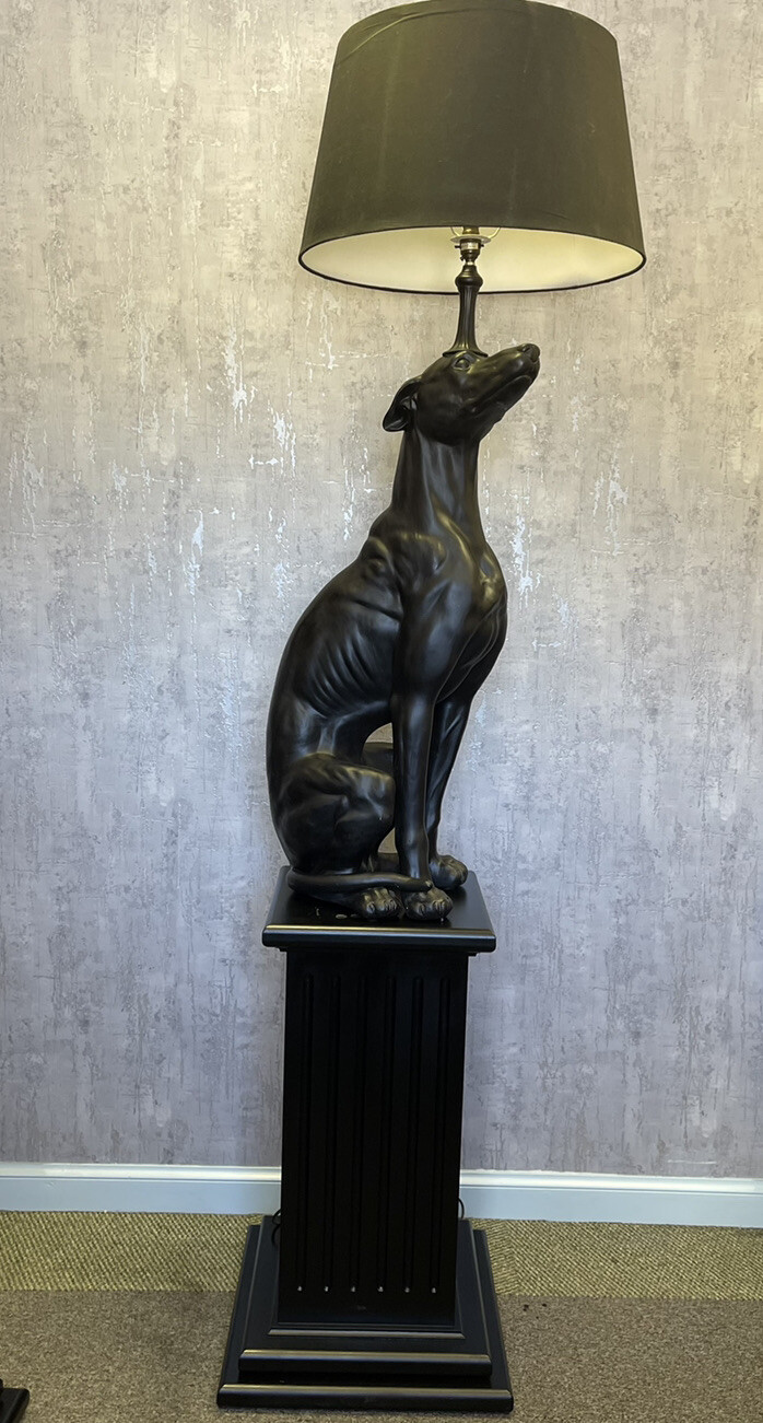 Bespoke Greyhound Lamp on Plynth | eBay UK