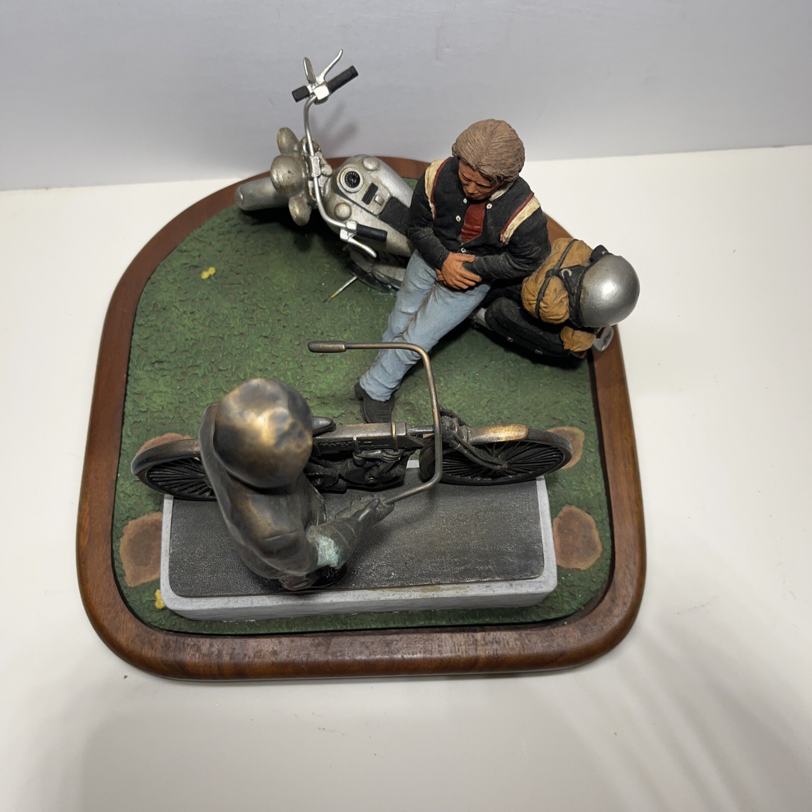 Harley-Davidson Vintage “The Reunion” Grey Ghost Fatboy Statue Figurine ...