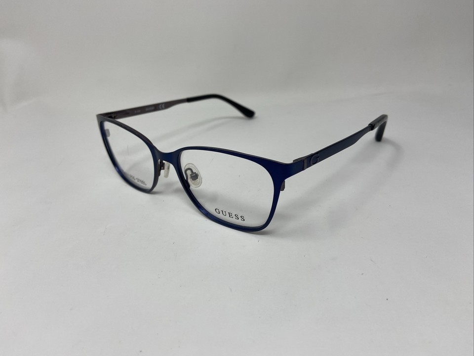 GUESS GU 2629 091 NAVY BLUE 52/17/135 FLEX HINGE EYEGLASSES EA53 | eBay