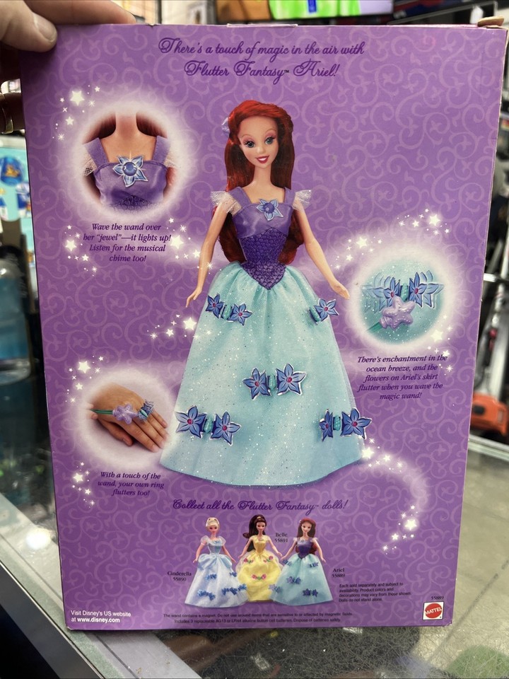 2002 Mattel Disney Princess Flutter Fantasy Ariel # 55889 Doll | eBay