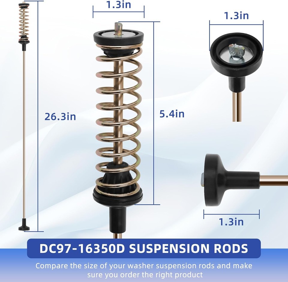 UPGRADE DC68-03172B-03 DC68-03172C DC68-03172D-00 Suspension Rods Fit ...