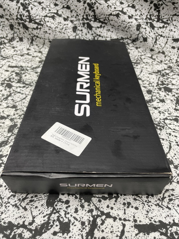 SURMEN Mechanical Gaming Keyboard Lighted Japanese Sun Black GS61 Wired ...