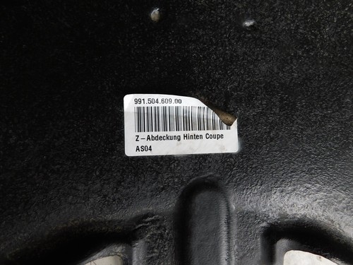 Porsche Carrera S 911 991.2 2017 Rear Under Body Shield Panel ...